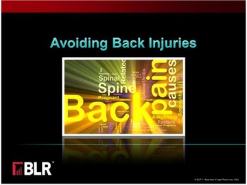 Avoiding Back Injuries Course - Online Safety Training Course ...